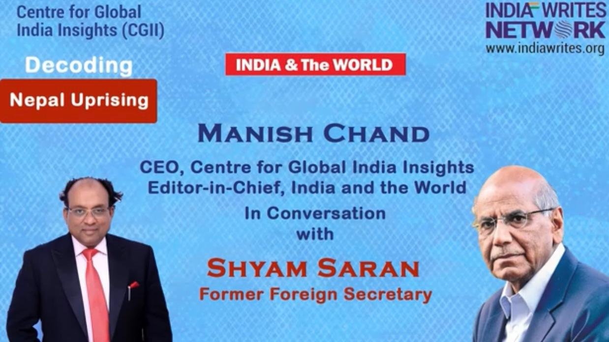 India should support reconstruction of Nepal: Shyam Saran - CGII ...